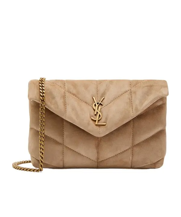 Saint Laurent Suede Crossbody Bag