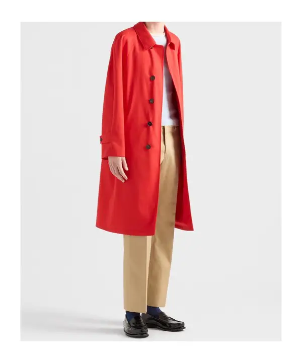 Prada Technical Gabardine Coat