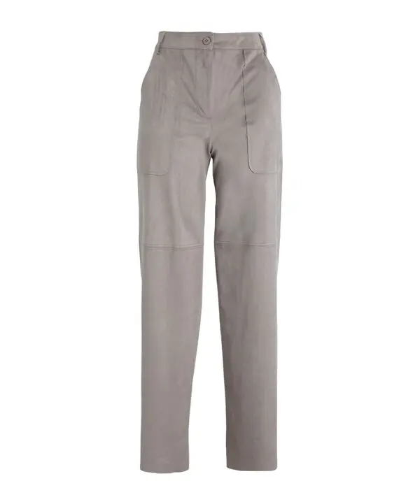 MAXCO. High-waisted Straight-leg Stretch Pants