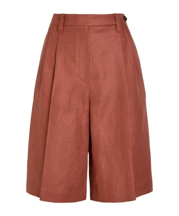 Brunello Cucinelli Linen Shorts