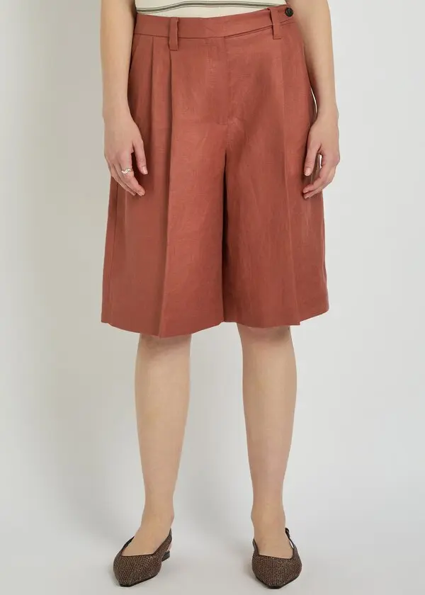 Brunello Cucinelli Linen Shorts