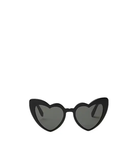 Saint Laurent Heart-shaped Sunglasses - Black