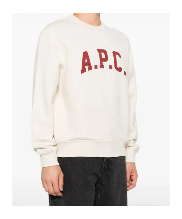A.p.c. Logo Printed Crewneck Sweatshirt