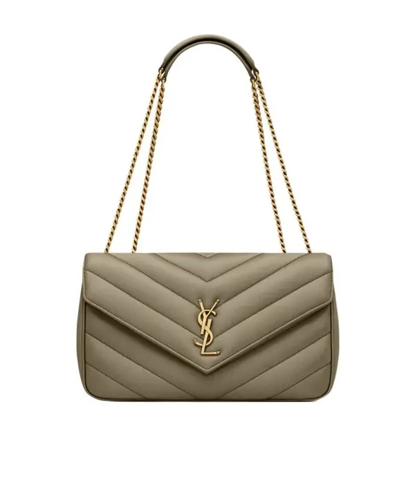 Saint Laurent Loulou Medium Quilted Lambskin Shoulder Bag