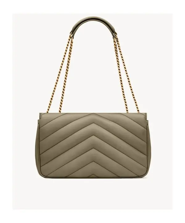 Saint Laurent Loulou Medium Quilted Lambskin Shoulder Bag