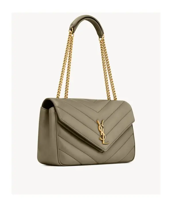 Saint Laurent Loulou Medium Quilted Lambskin Shoulder Bag