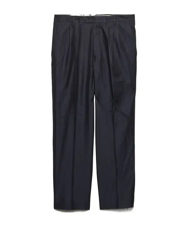 Prada Cotton And Silk Blend Trousers