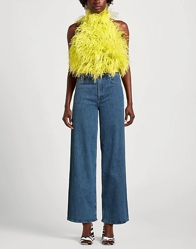 Rag & Bone Loose Fit Wide Leg Jeans