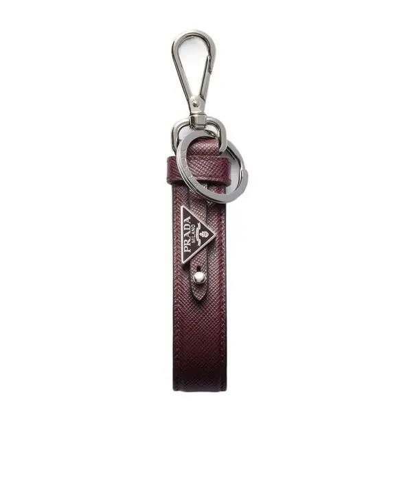 Prada Saffiano Leather Keychain