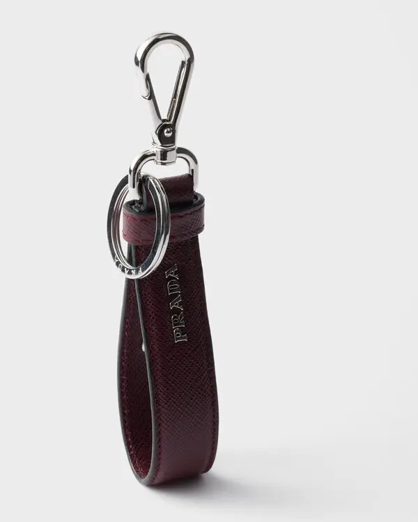 Prada Saffiano Leather Keychain