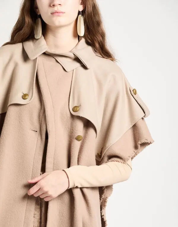 Rag & Bone Solid Color Wool Shawl Coat