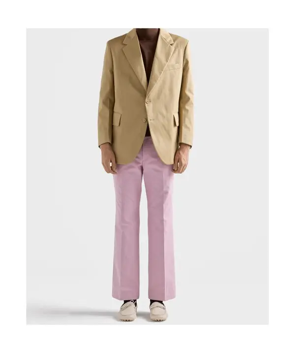 Prada Single-breasted Cotton Jacket