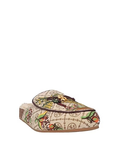 Tory Burch Embroidered Jacquard Mules