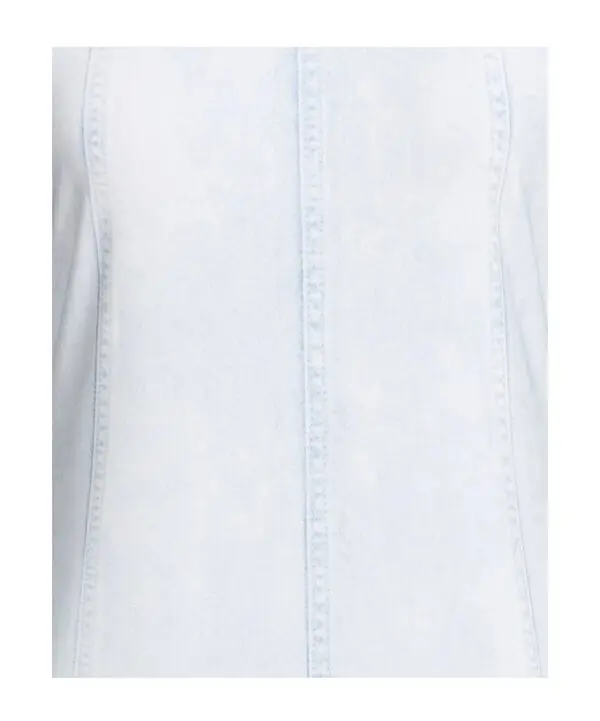 Rag & Bone Sleek Denim-effect Tulle Bodycon Maxi Dress