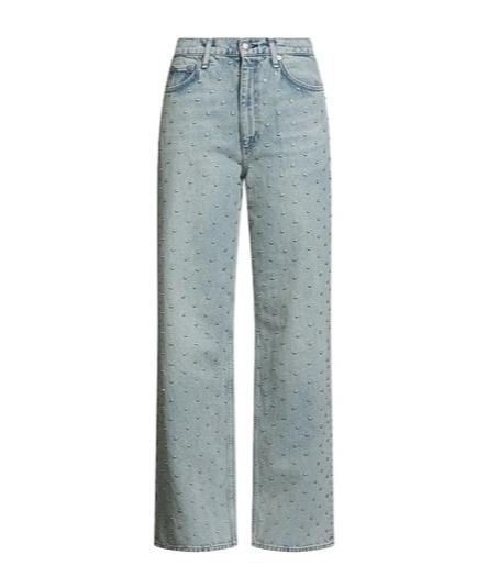 Rag & Bone Light-colored Straight-leg Jeans