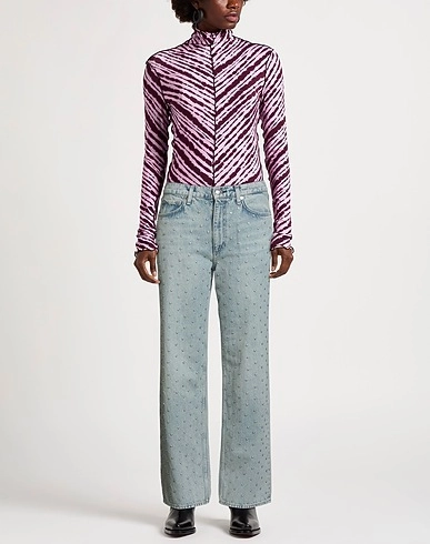 Rag & Bone Light-colored Straight-leg Jeans
