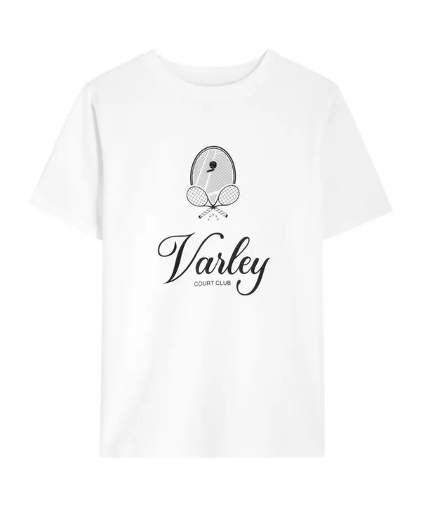 Varley Front Printed Cotton T-shirt