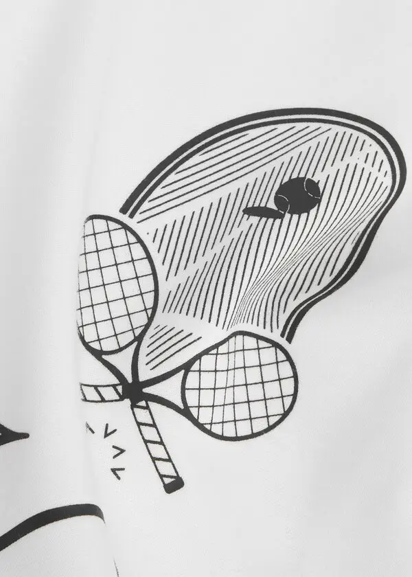 Varley Front Printed Cotton T-shirt