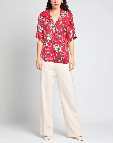 Rag & Bone Short-sleeved Printed Satin Shirt