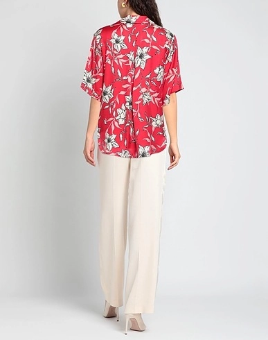 Rag & Bone Short-sleeved Printed Satin Shirt