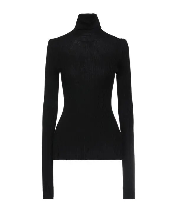 MAISON MARGIELA Solid Color Wool Turtleneck Sweater