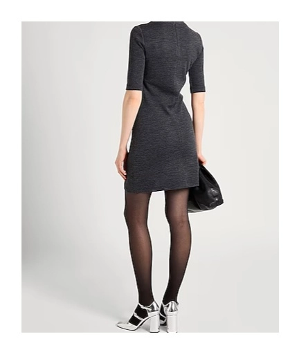 MAXCO. Max&co. Knitted Crewneck Short Sleeve Bodycon Dress