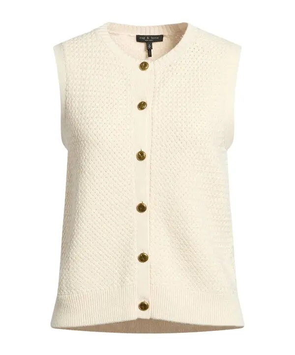 Rag & Bone Sleeveless Button-front Knit Jumper