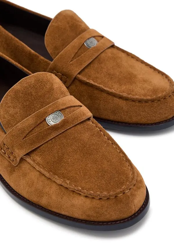 Tory Burch Suede Loafers