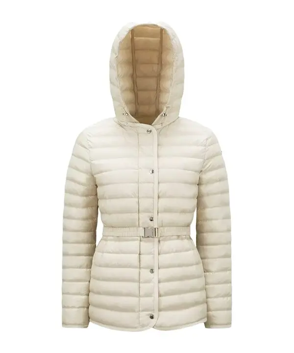 Moncler Oredon Hooded Down Jacket With Belt