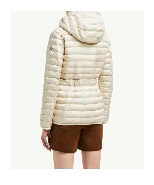 Moncler Oredon Hooded Down Jacket With Belt
