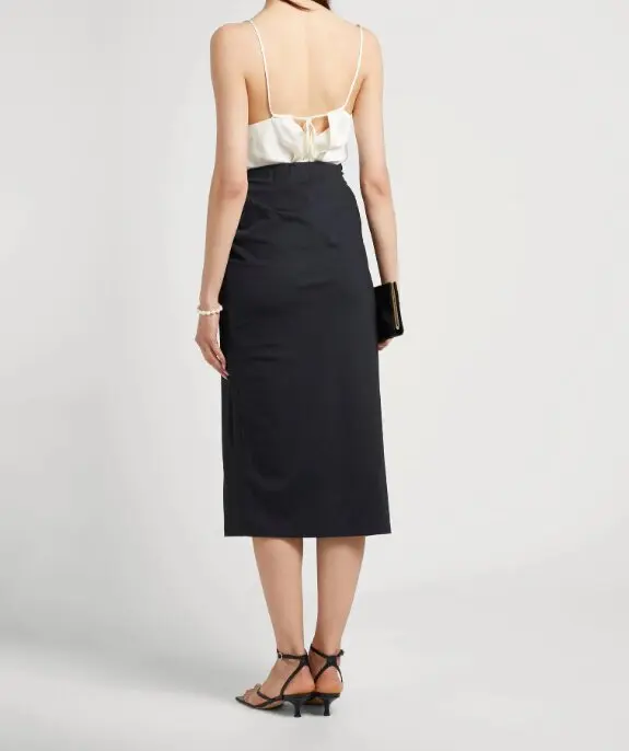 MAXCO. Max&co. Midi Skirt With Draped Detail