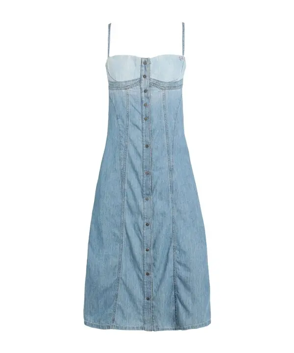 DIESEL® Minimalist Sleeveless Denim Dress