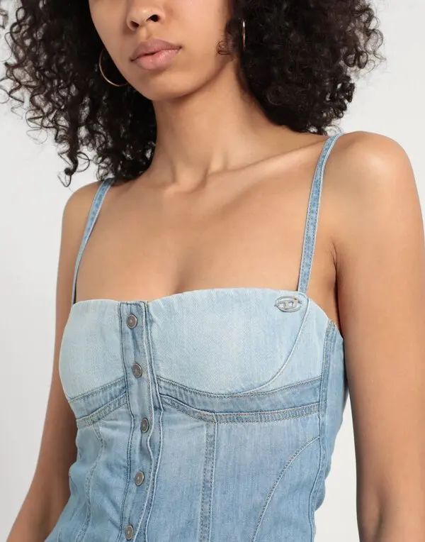 DIESEL® Minimalist Sleeveless Denim Dress