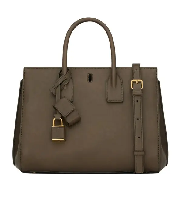 Saint Laurent Sac De Jour Shoulder Bag - Light Musk