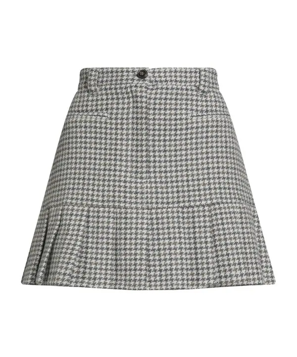 MAXCO. Max&co. Houndstooth Pleated Mini Skirt