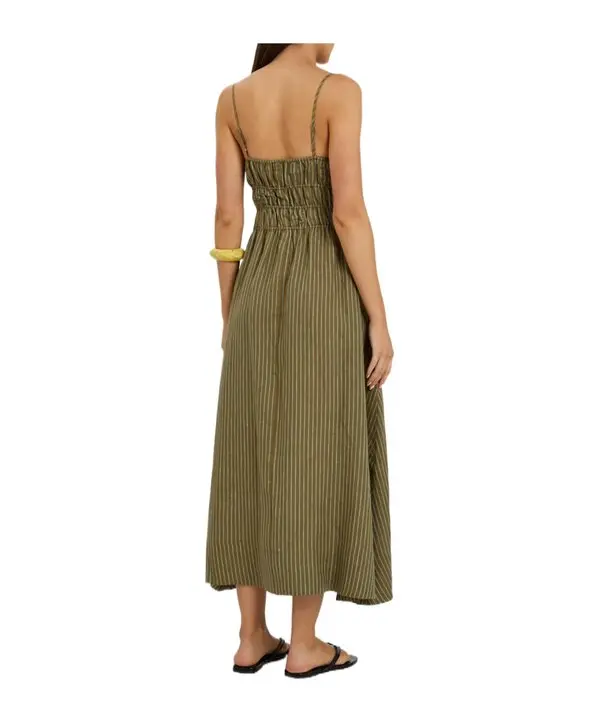 Staud Minimalist Striped Dress