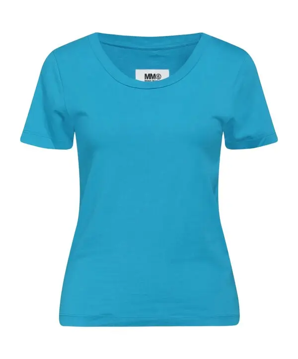 MAISON MARGIELA Solid Color Minimalist T-shirt
