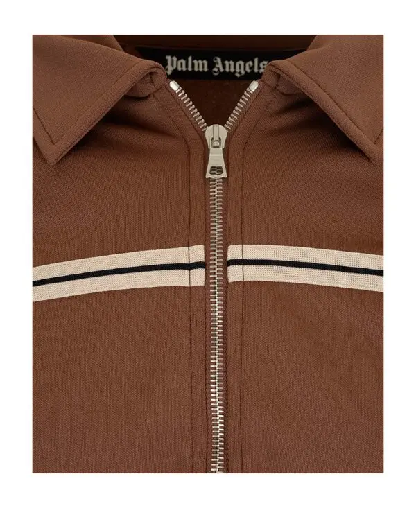 Palm Angels Mini Tape Zipped Track Jacket