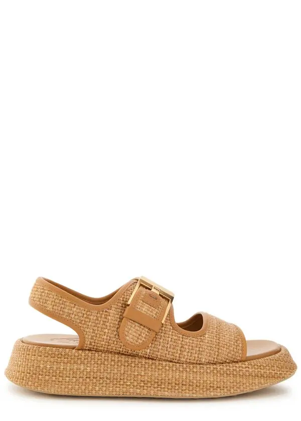 TOD'S Straw Woven Sandals