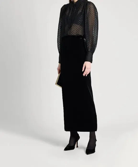 MAXCO. Max&co. Velvet Pencil Skirt