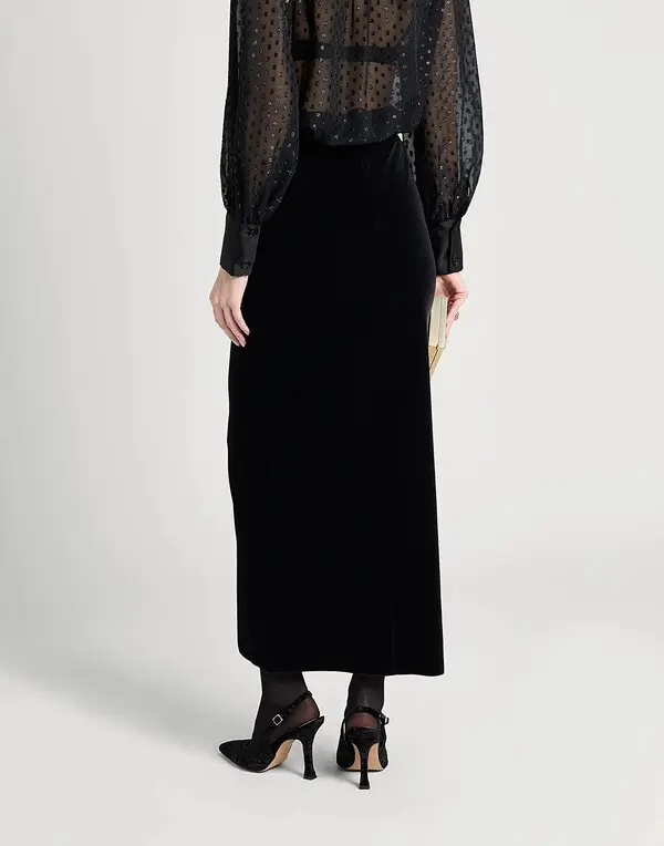 MAXCO. Max&co. Velvet Pencil Skirt