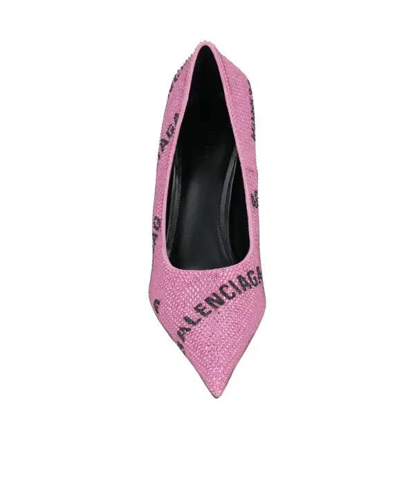 Balenciaga Sparkling Crystal High Heels