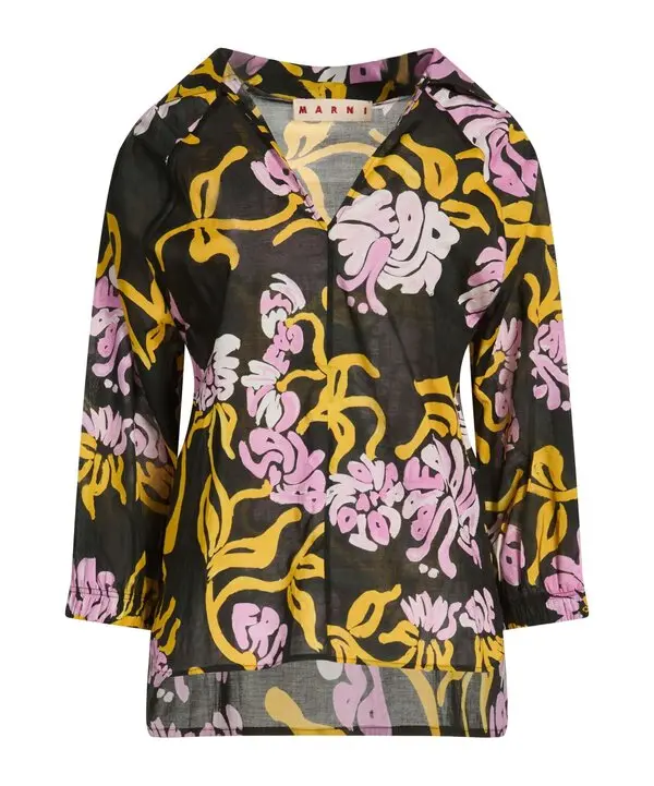 Marni V-neck Kaftan Top