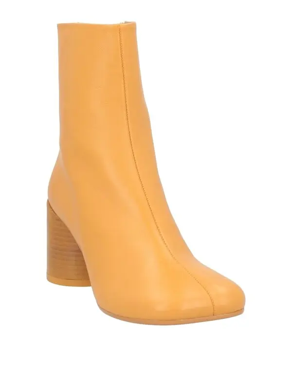 MAISON MARGIELA Square-toe Leather Ankle Boots