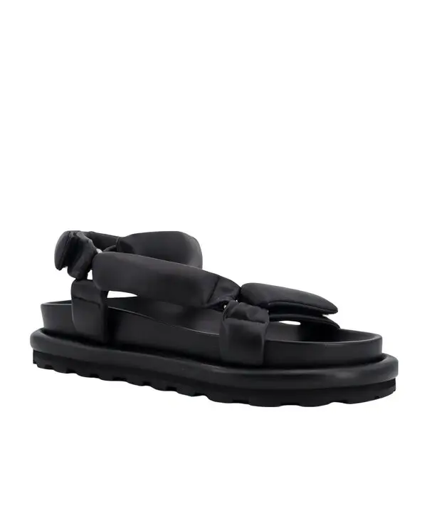 JIL SANDER Padded Ankle Strap Sandals