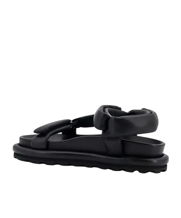 JIL SANDER Padded Ankle Strap Sandals