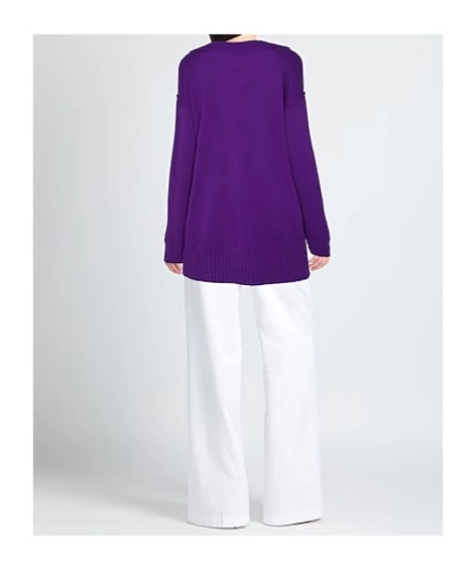 Sportmax Long-sleeved V-neck Knitwear