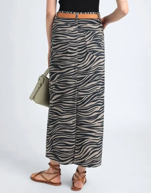 MAXCO. Max&co. Zebra Print Maxi Skirt
