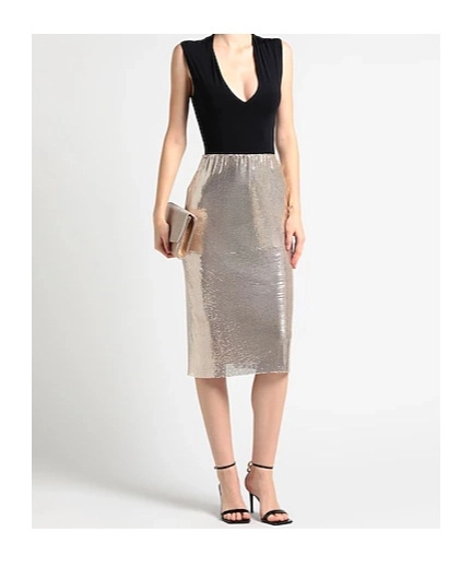 Sportmax Chainmail Midi Skirt