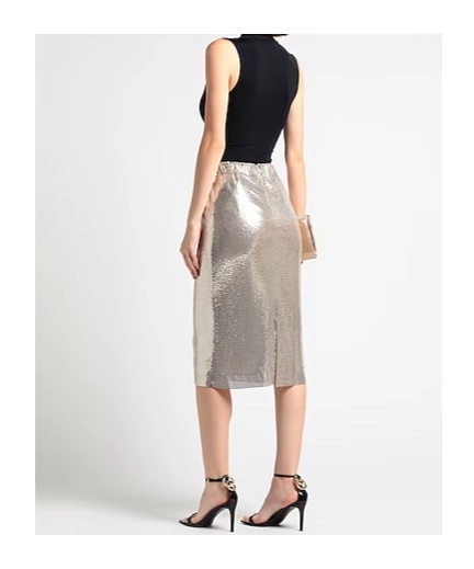 Sportmax Chainmail Midi Skirt
